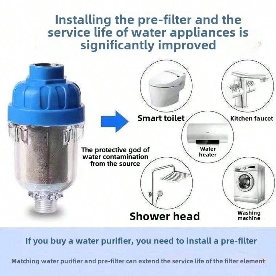 Household Electric Water Heater Pre-Filter, Tap Water Purifier, Washing ...