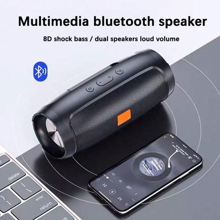Bluetooth Speaker 8D Mini Soundbar Dual Speaker Stereo Tfusb Playback ...