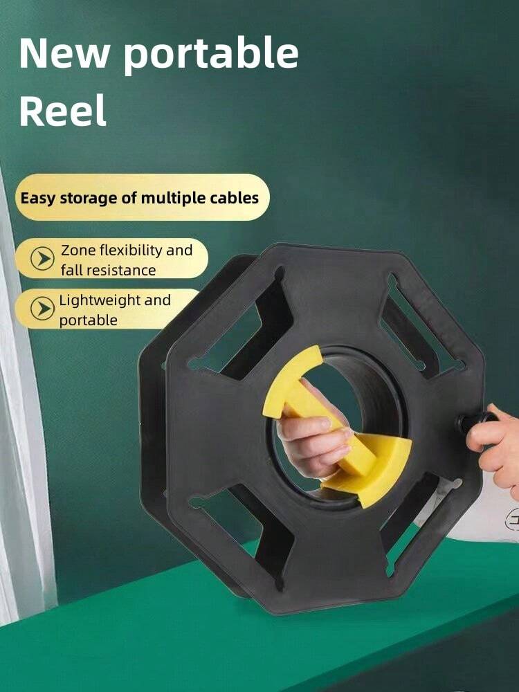 Cable Collection Line Storage Artifact Wire Disk Rolling Line Dish Air ...