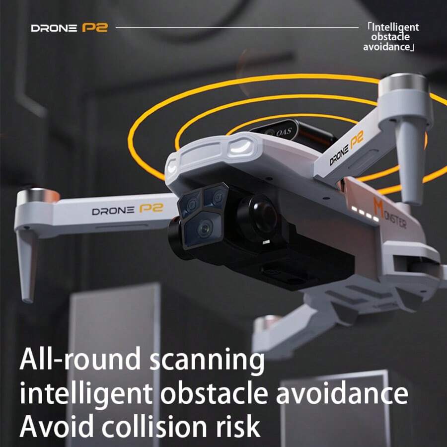 P2 Three Camera UAV HD Aerial Photography Remote Control Aircraft Optical Flow Positioning ...