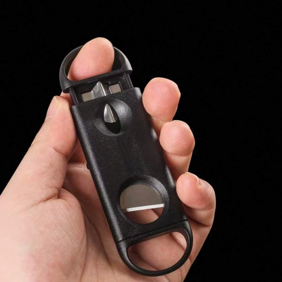 Portable Cigar Scissors, Cuban Cigar Cutter With Dual Stainless Steel ...