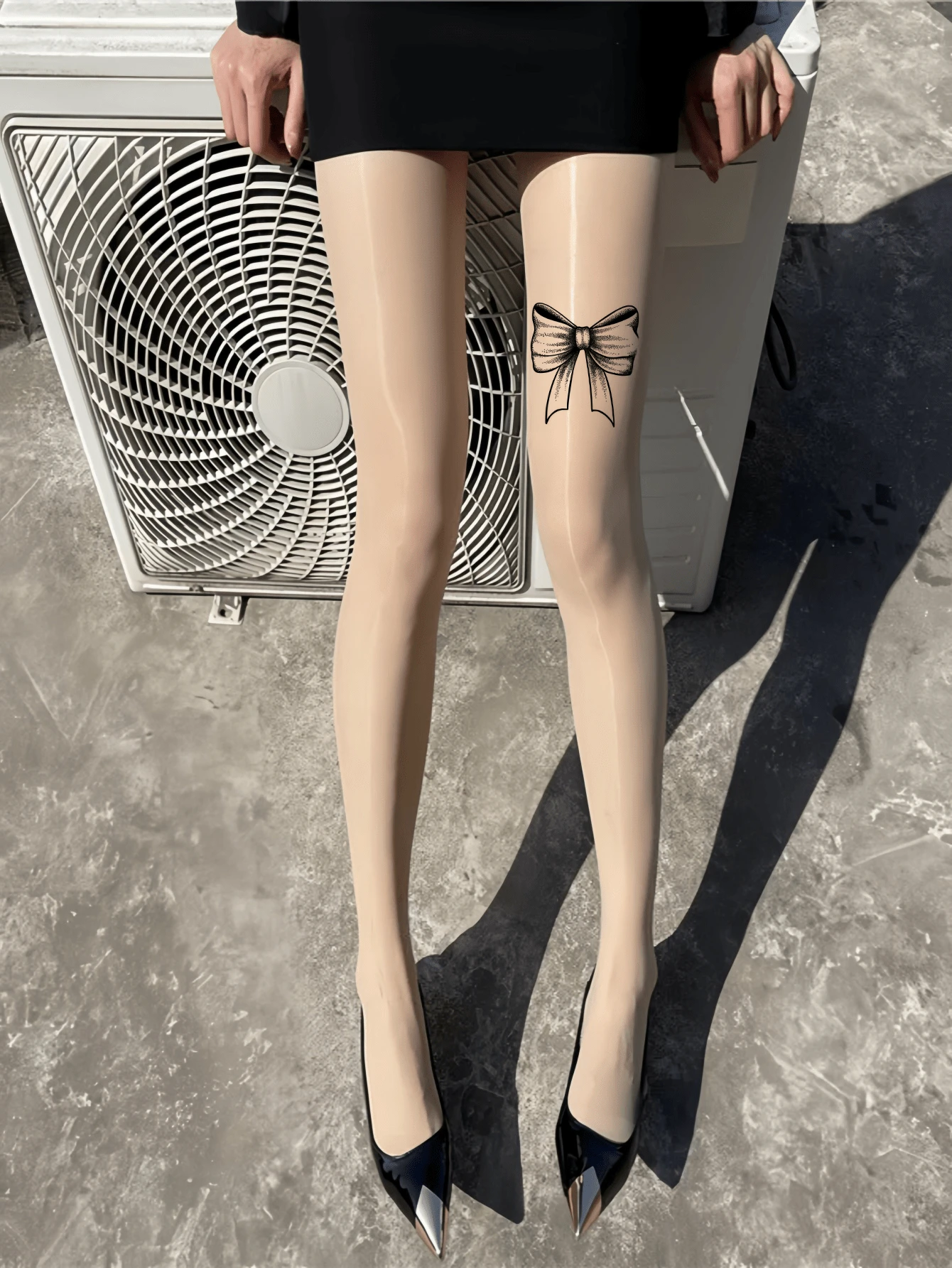 1 Pair Women Customized Design Butterfly Print Pantyhose for Sale ...