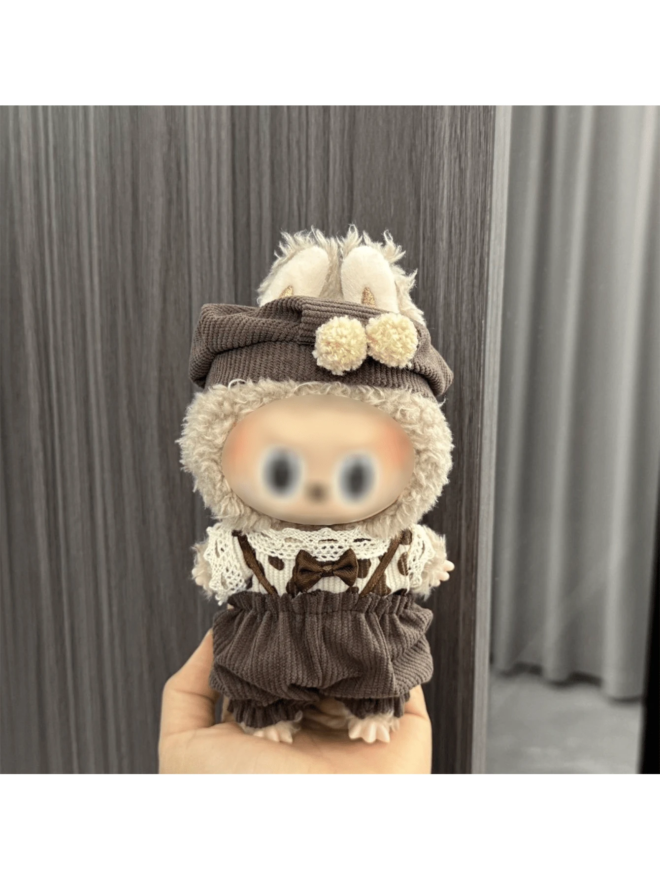 2nd Generation LABUBU Plush Doll Outfit Set (Clothes Only) 17cm ...