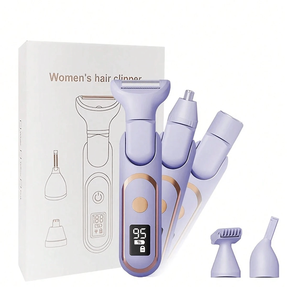 Five In One Multifunctional Shaver, Private Pubic Hair, Armpit Hair ...