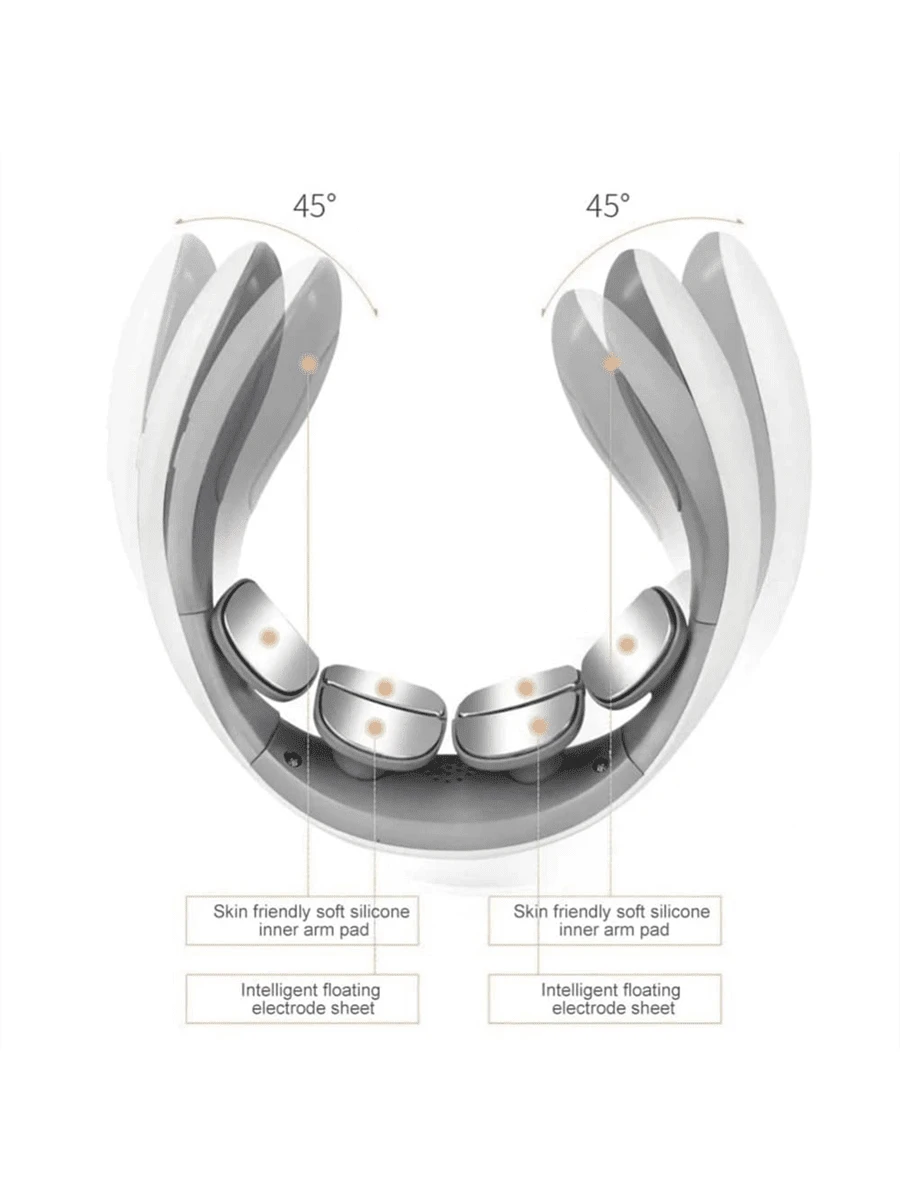 Massageador Elétrico Cervical da EMS, Modelos Ajustáveis de Massagem no ...