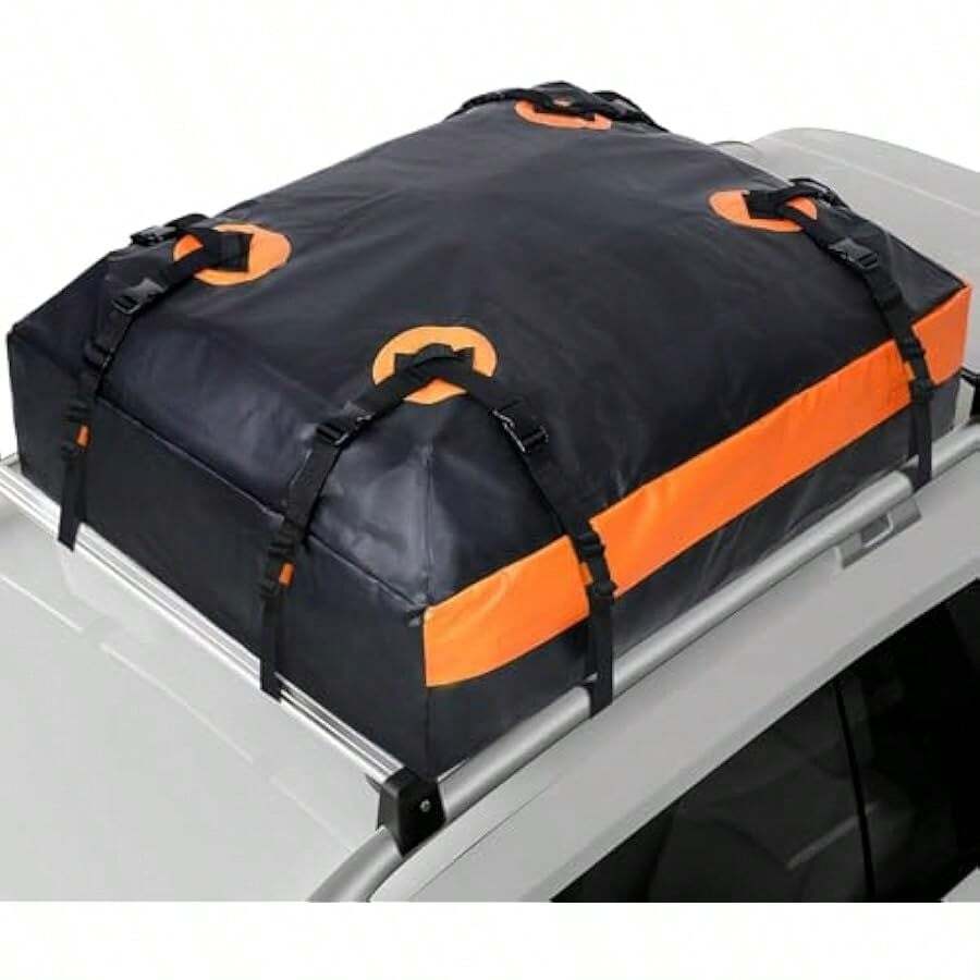 Soft 15 Cubic Feet Car Roof Luggage Bag Rooftop Cargo Carrier ...