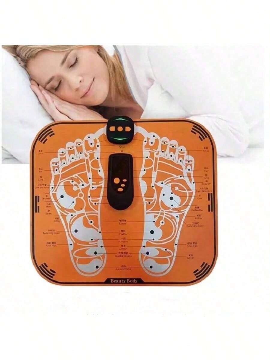 Home Wireless Remote Control EMS Foot Massage Pad Blood Circulation ...