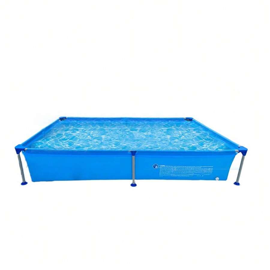 Above Ground Swimming Pool For Adults, Outdoor Rectangular Steel Frame ...