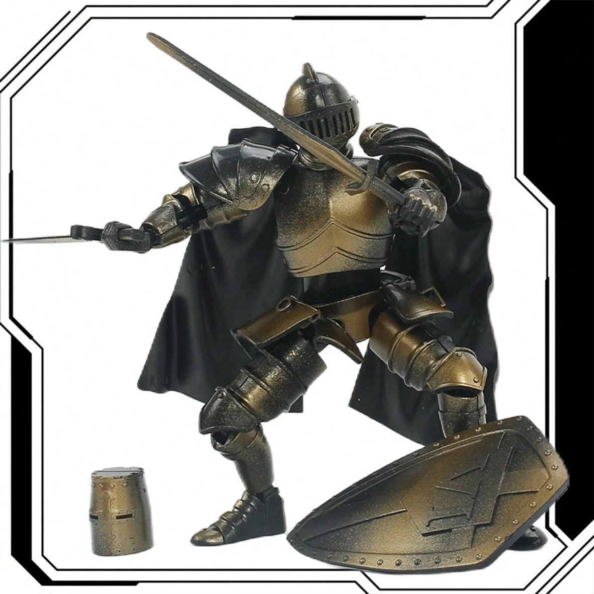 1 Set Action Figure Model Medieval Knight - Articulated Puppets With ...
