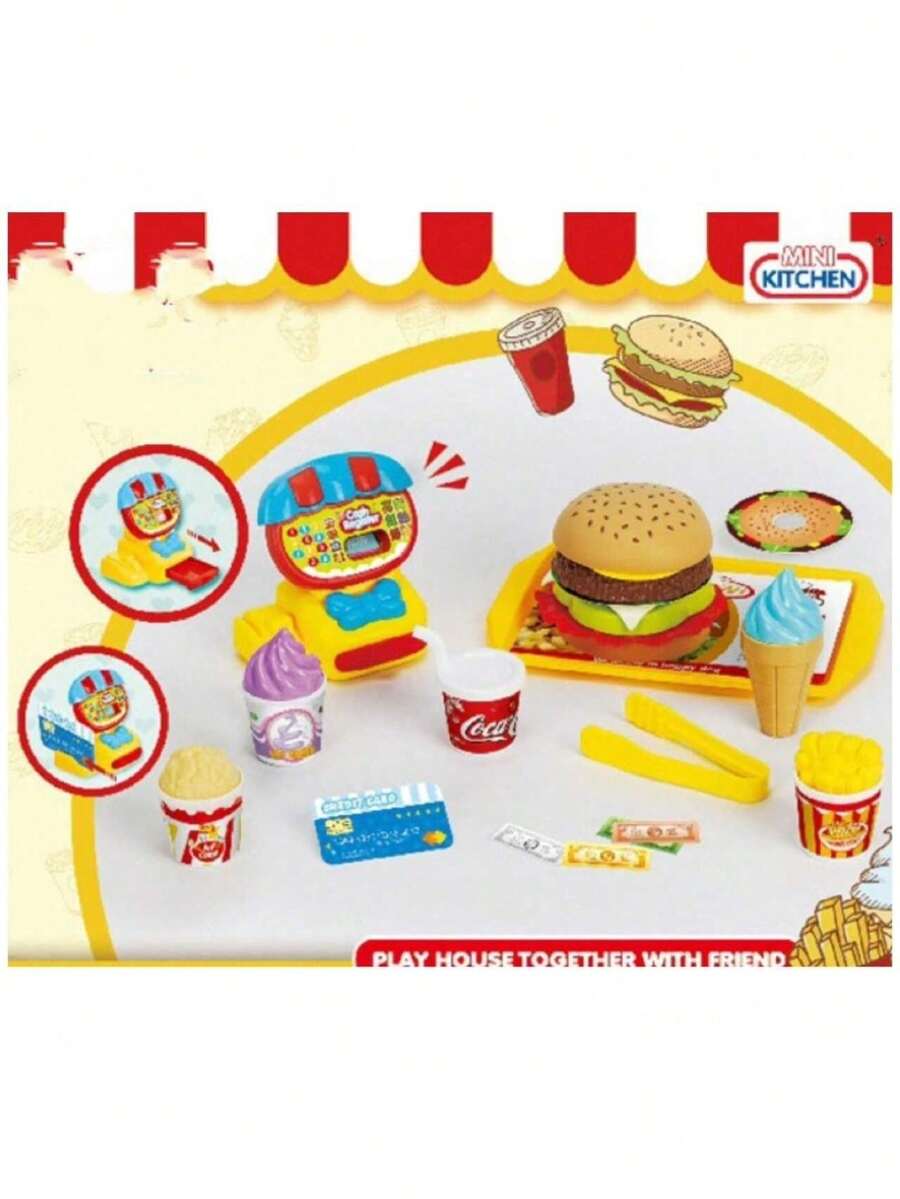 Mini Kitchen Kit Kids Toy - Fast Food Burger for Sale Australia| New ...