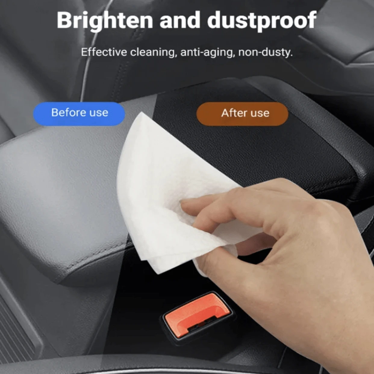 5packs/2packs/1pack Car Interior Cleaning Wipes, 80pcs Per Pack ...