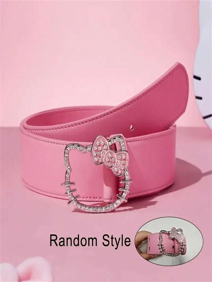 Sanrio 1 Piece Set Sanrio Hello Kitty Cutout Full Of Diamonds Y2K Cute ...