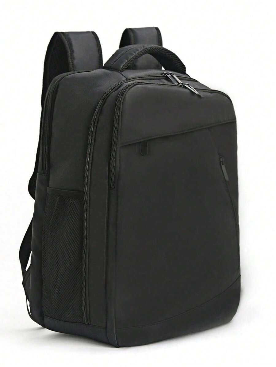 Release Buckle Decor Functional Backpack Laptop Backpack Business ...