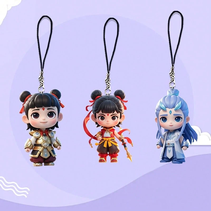 Lotus Cake CP Pendant Nezha 2 Magic Children Roaring In The Sea Cartoon ...