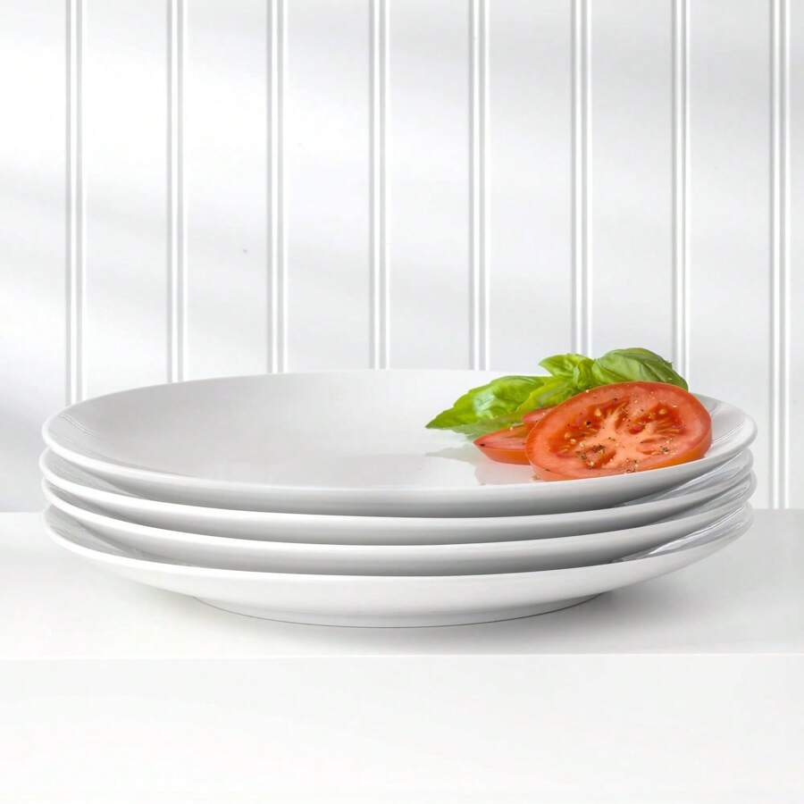 Essential Collection Porcelain Dinnerware And Serveware, 16 Piece ...