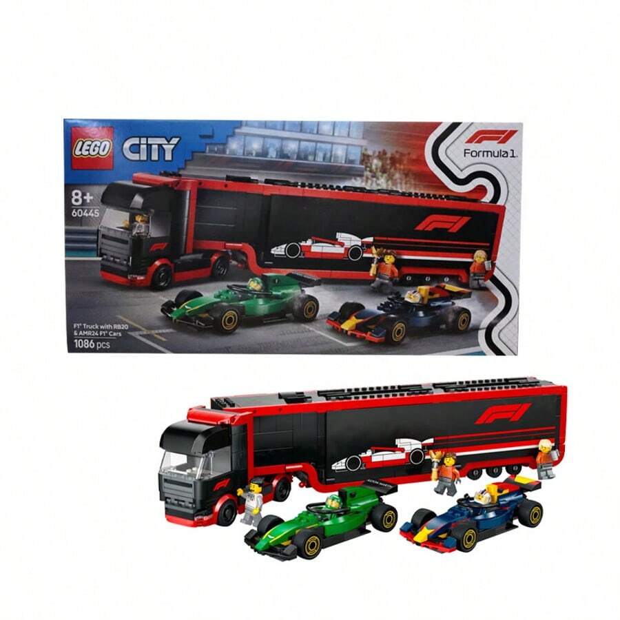 LEGO 60445 F1 Truck e Red Bull RB20 e Aston Martin Racing City 2025 ...
