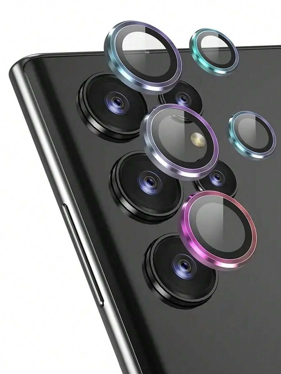 Aluminum Alloy Tempered Glass Camera Screen Protector Compatible With ...