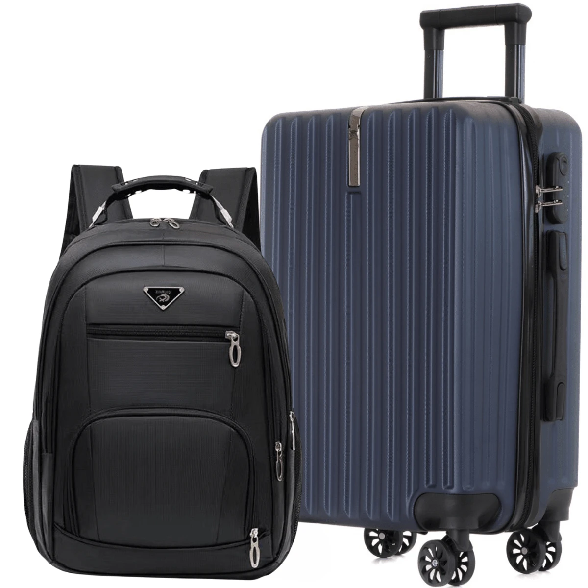 10kg Carry-On Suitcase Kit Backpack For Airplane Travel 55X35X25 Reinforced Travel Backpack ...