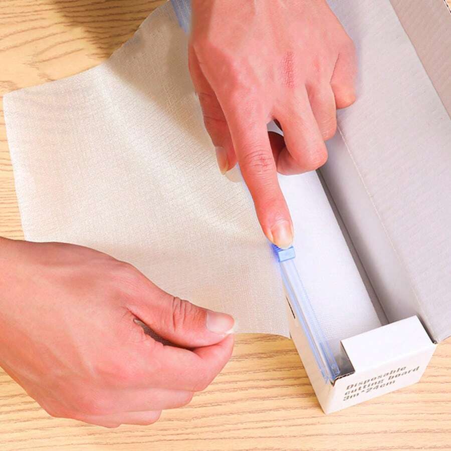 1 Roll Disposable Cutting Mat - Clear, Sterile, Portable Fruit ...