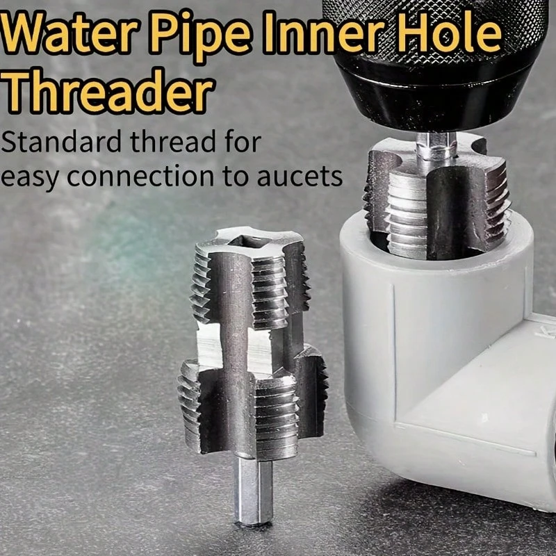 2pcs NPT Pipe Taps, Upgraded New Tool Suitable For Plumbers And Electricians, Applicable For PPR ...