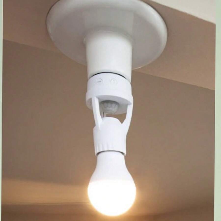 Presence Sensor Socket For E27 Lamp 360 Degrees Photocell Automatic ...