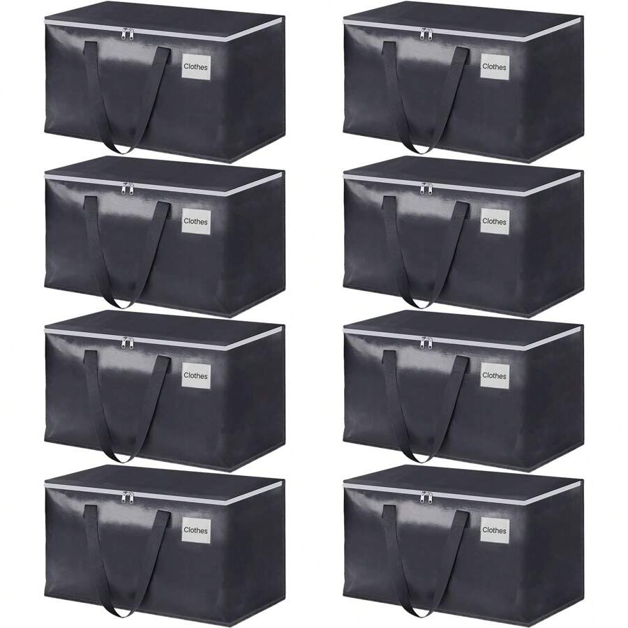 Moving Boxes Heavy Duty Moving Bags With Strong Zippers And Handles ...