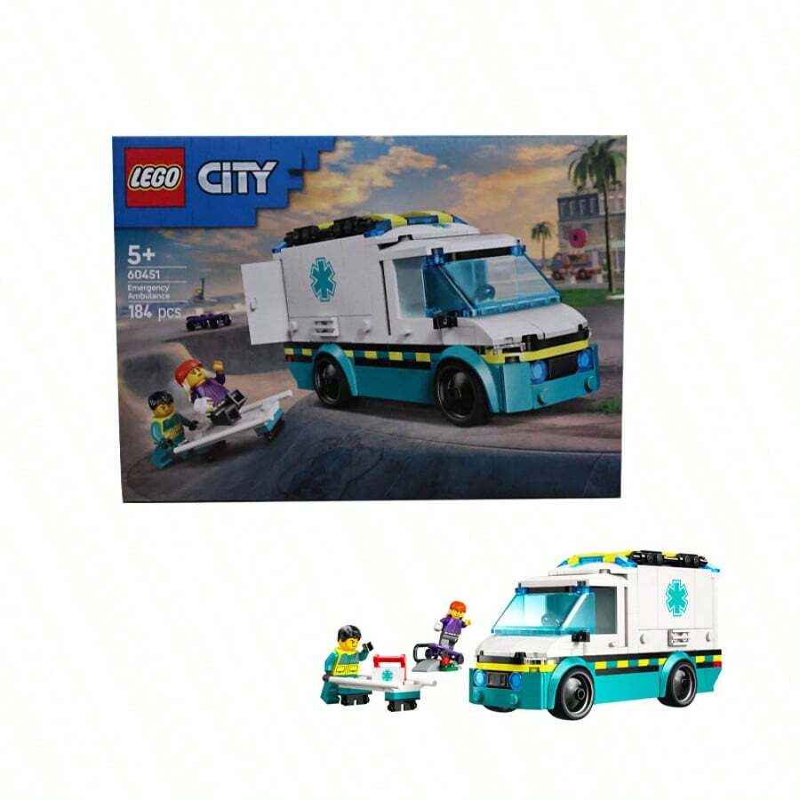 LEGO Lego 60451 Emergency Ambulance City Series 2025 New Children's ...