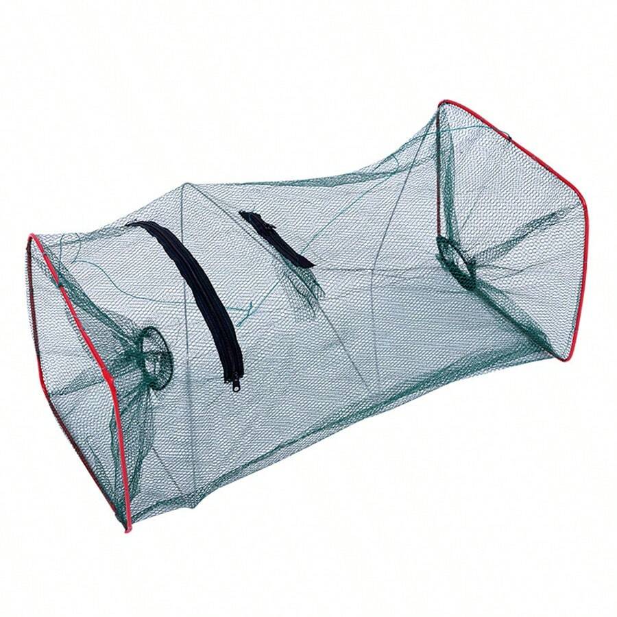 1 Rectangular Foldable Fish/Crab Trap Net, Suitable For Catching Crabs ...