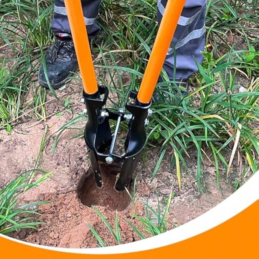 Post Hole Digger Tool Heavy Duty Post Hole Digger With Fiberglass ...