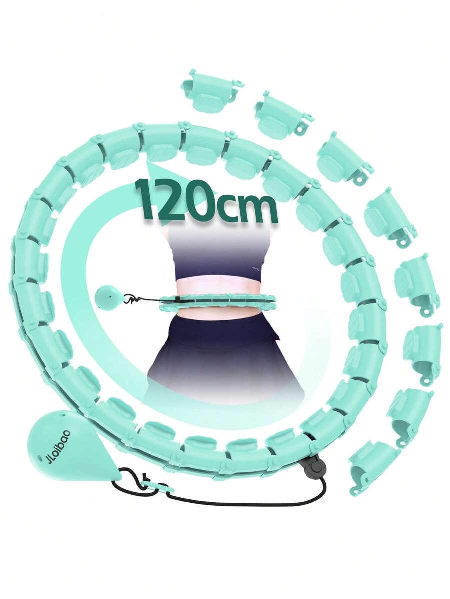 JLoibao Weighted Hula Circle With 24 Links For Adults Weight Loss ...