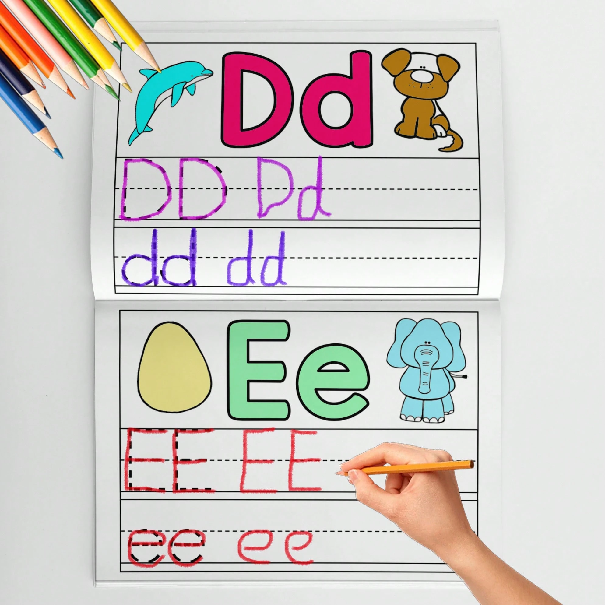 Aprendizaje Divertido: Libro del Alfabeto para Niños con Páginas para ...