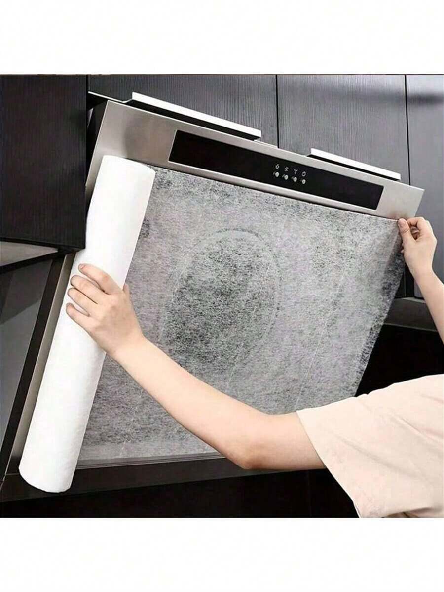 12 Pieces/Pack Of Kitchen Hood Grease Shield, Grease Absorbing Film ...