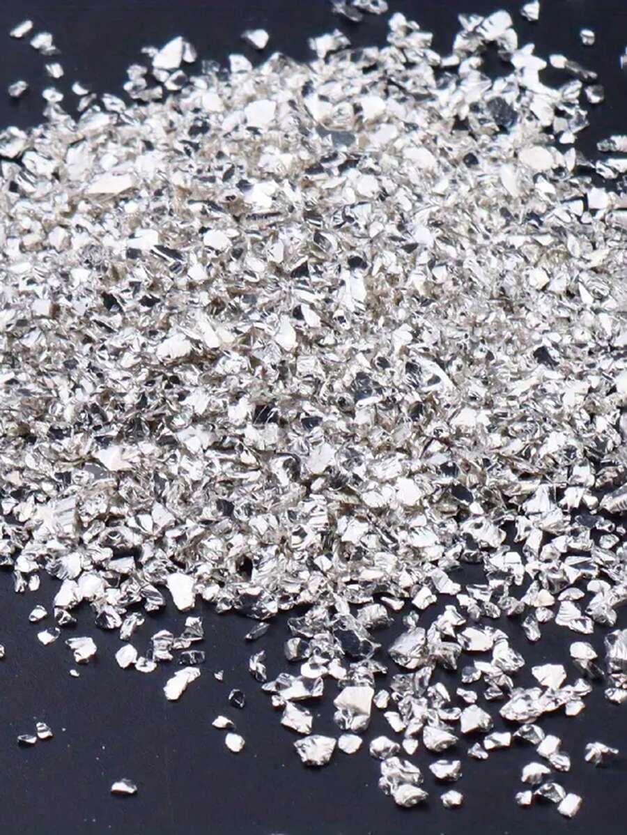 10g/100g Glass Glitter Flakes, Suitable For Arts & Crafts, Resin Art ...