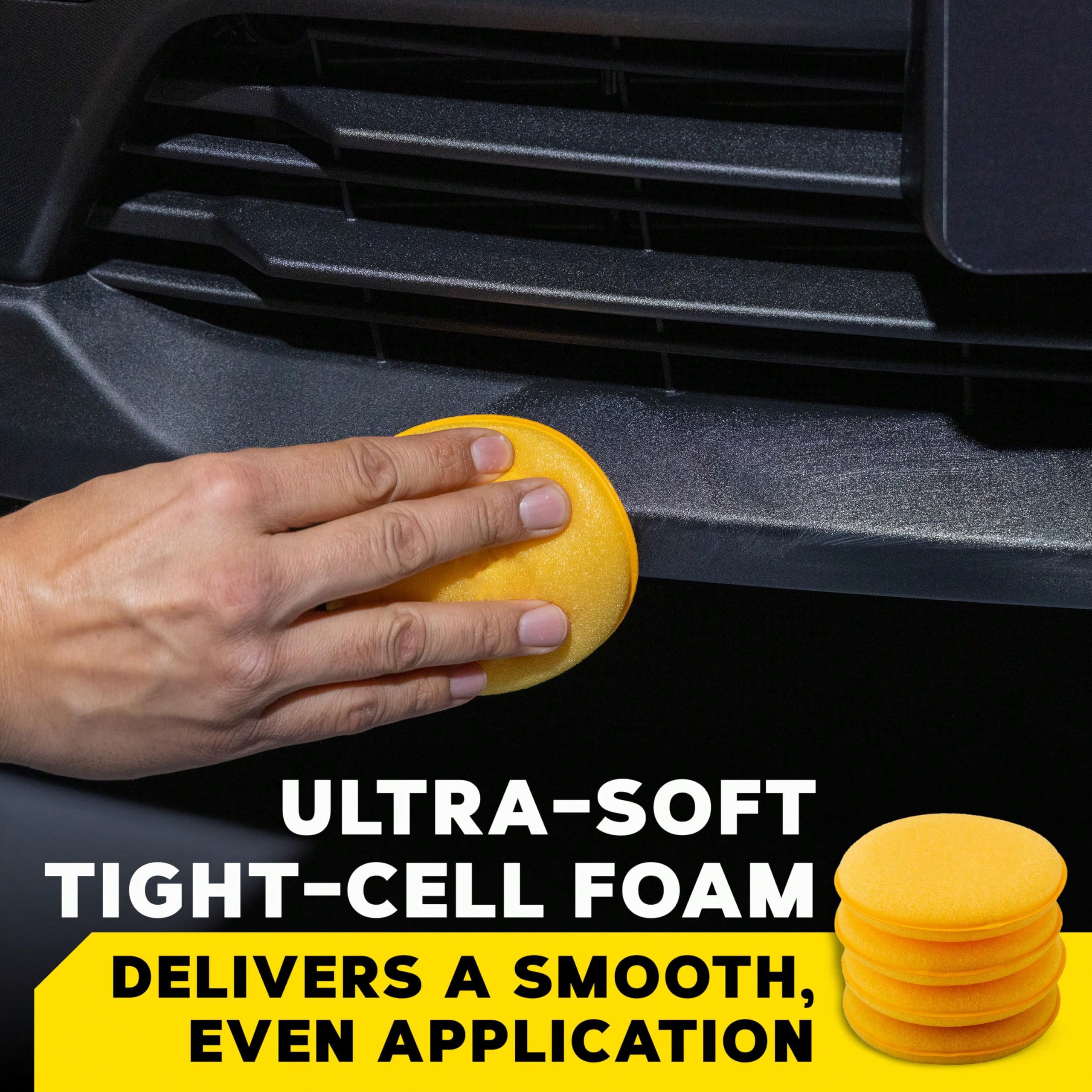 4 Packs Foam Applicator Pads - Ultra-Soft Hand Applicators With A Tight ...