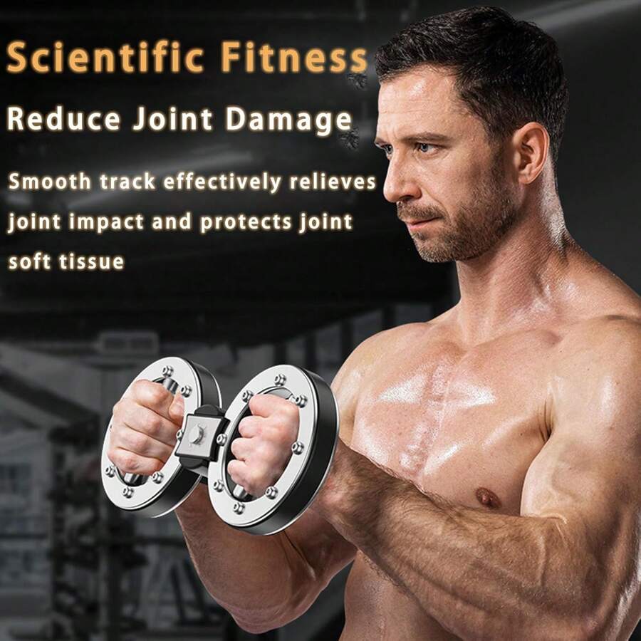 Adjustable Forearm Strength Trainer, 12 Lbs Resistance Rotational Arm ...