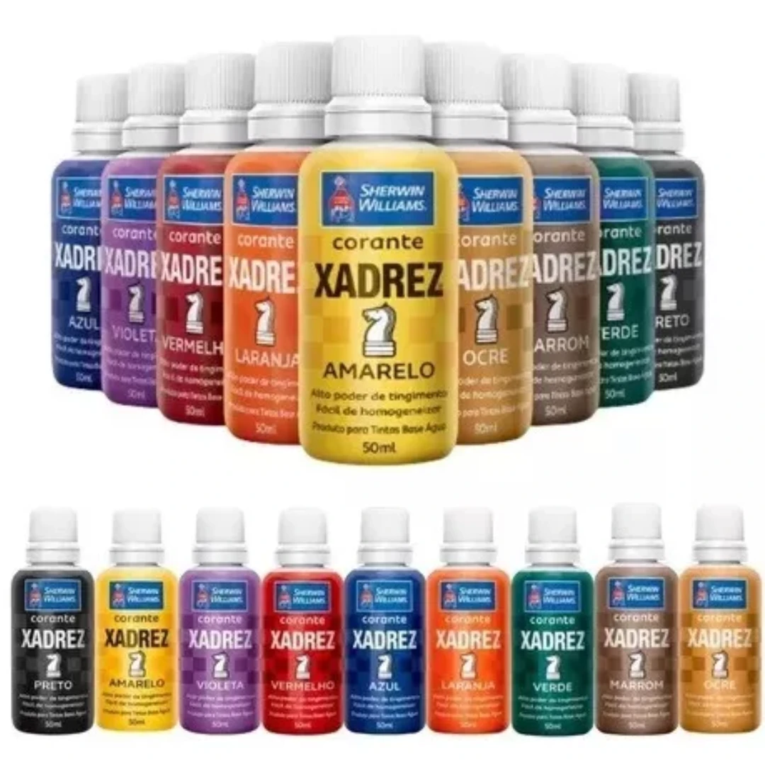 CORANTE LIQUIDO XADREZ AMARELO 50ML SHERWIN WILLIAMS | SHEIN Brasil