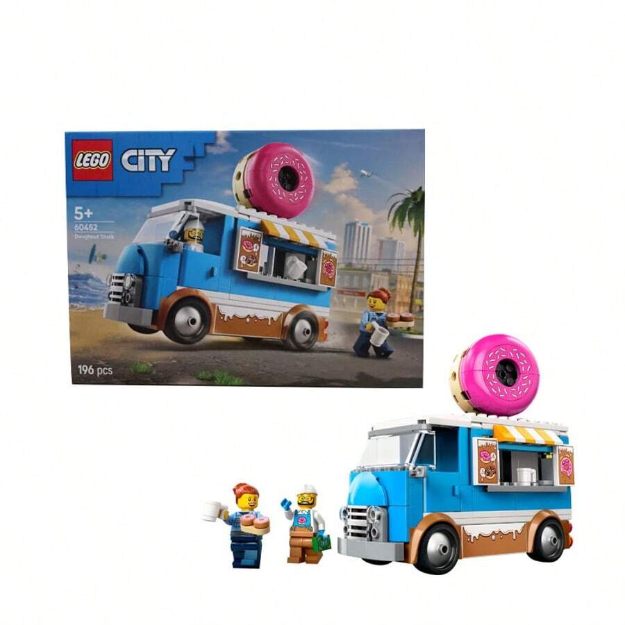LEGO 60452 Donut Dining Car City Series 2025 New Children's Educational ...