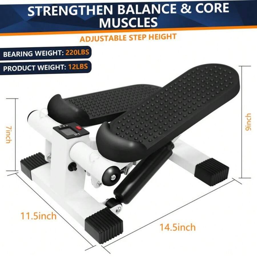 ZenActive Upgraded Version Mini Stepper Health & Fitness For Home ...