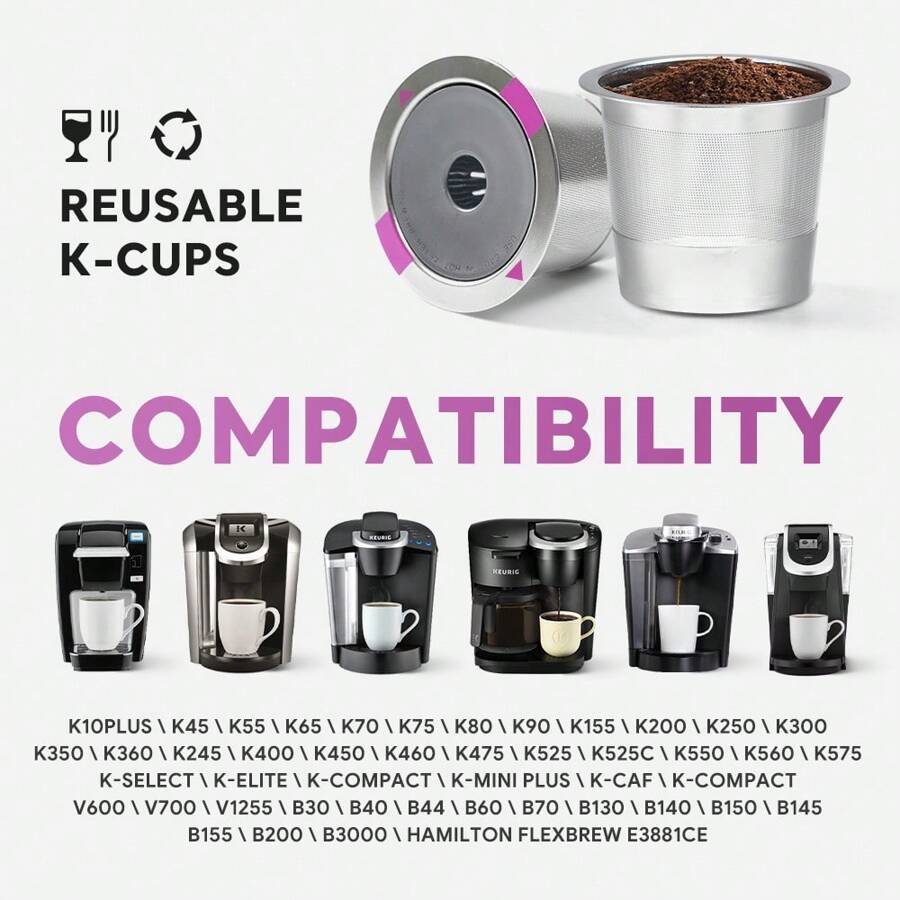 iCafilas Reusable Coffee Capsule Refillable Espresso Maker Pods ...