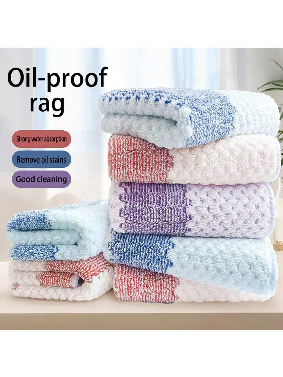 Thick Kitchen Dish Cloth, Super Absorbent Non-Lint, Non-Stick Oil ...