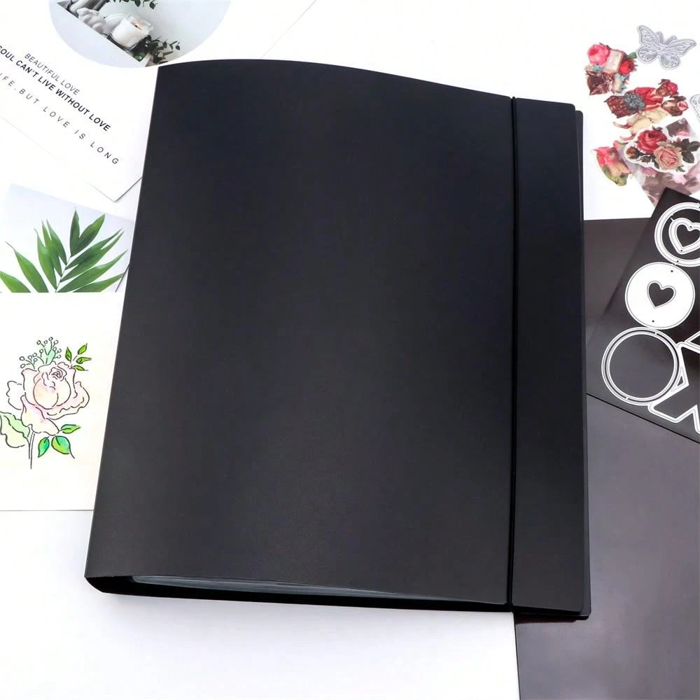 CYFUN DESIGN 1 set Reliure de stockage de matrices A4, protecteurs de ...