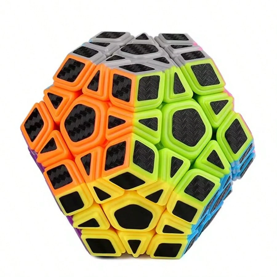 MoYu Carbon Fiber 2x2 3x3 4x4 5x5 Magic Cube Alien Series SQ1 Skew ...