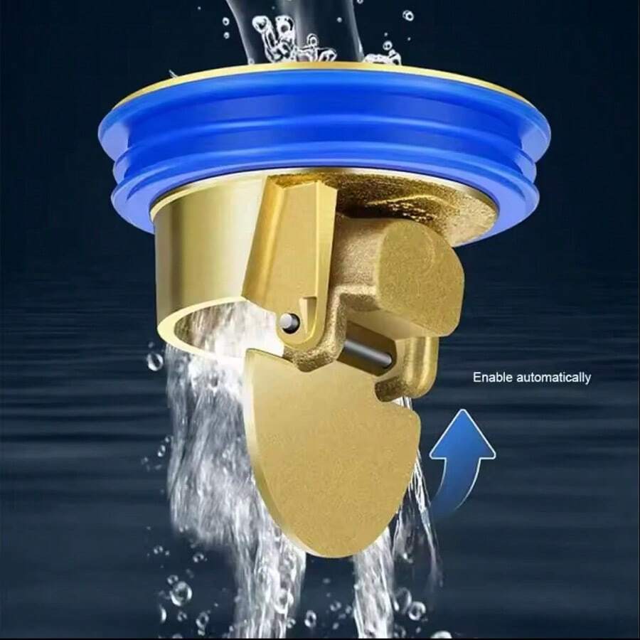All-Copper Floor Drain Core Floor Shower Drain Stopper Insectproof Anti ...