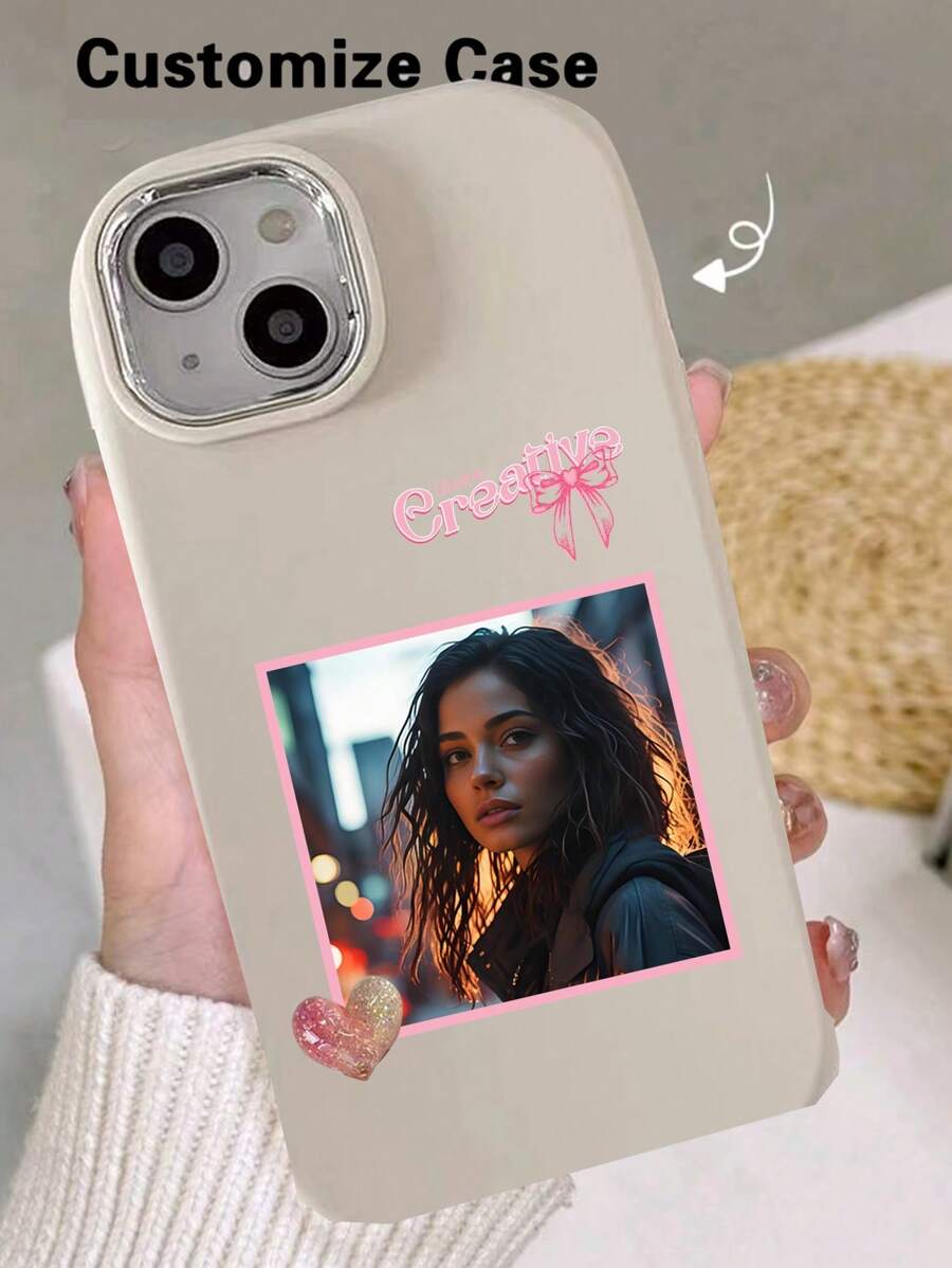 Customized Beige Phone Case, Suitable Compatible With Apple IPhone 15 ...