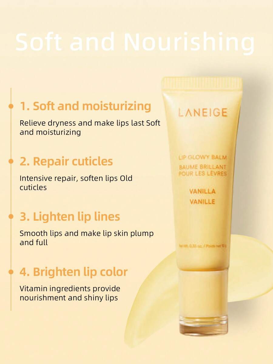 Laneige Baume à lèvres hydratant, brillant, léger et teinté de 10g de ...