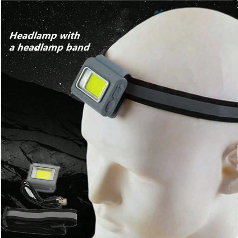 Outdoor Sport Running Lights COB LED Night Running Flashlight Warning ...