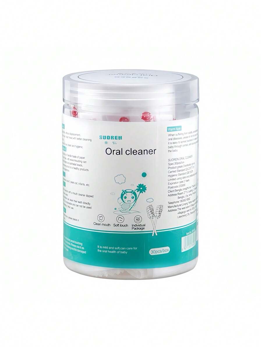 30pcs Individually Packaged Disposable Gauze Waved Head Swab, Cleaning ...