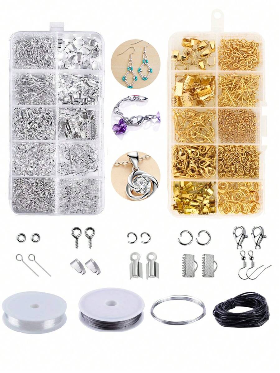 Silver/Gold Jewelry Making Supplies For Adults, Permanent Jewelry ...
