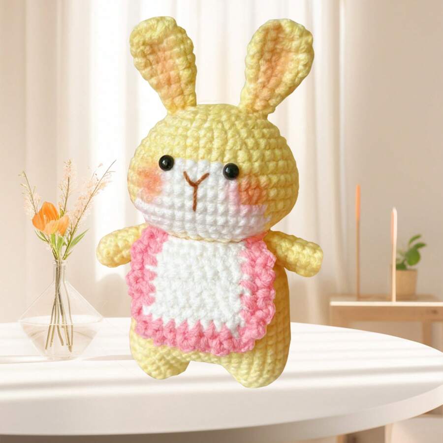 DIY Rabbit Crochet Kit For Beginners, Amigurumi Stuffed Animals - Gift ...