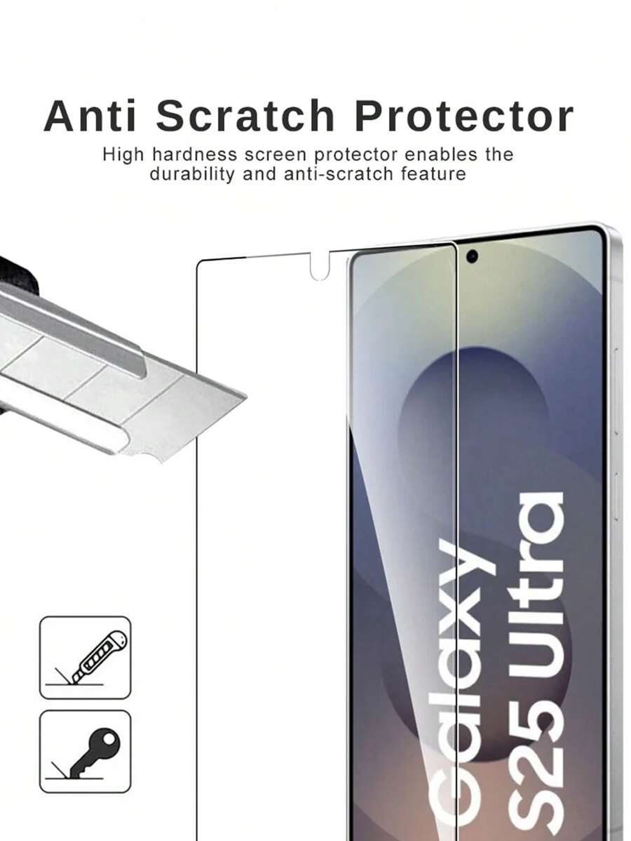 2pcs Unlock Screen Protector Compatible With Samsung S25 Ultra S 25 S25Ultra Phone Glass On ...